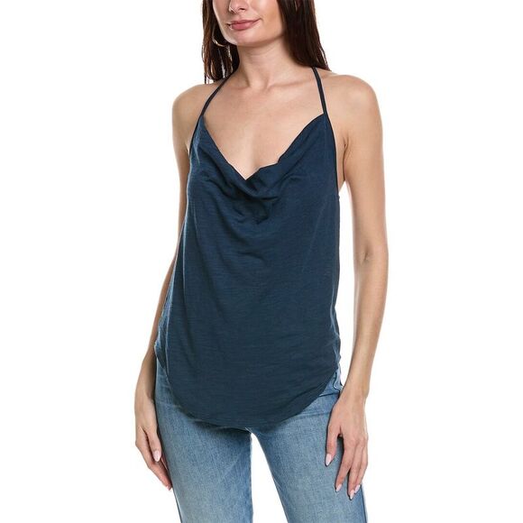 Chaser | Tops | Chaser Slub Jersey Drape Front Tback Shirttail Cami ...